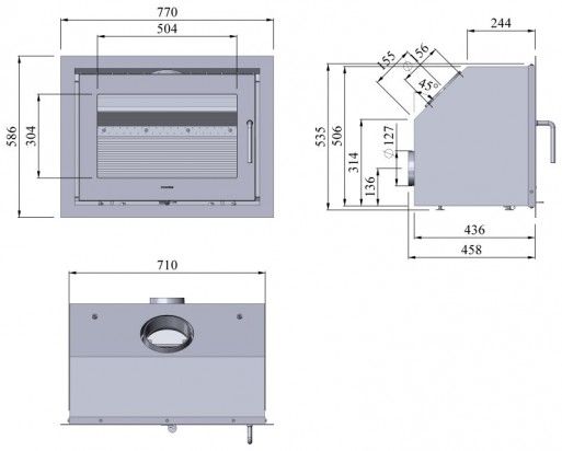 Morso 5660 Insert Woodburning Stove - Stoves Man Ltd