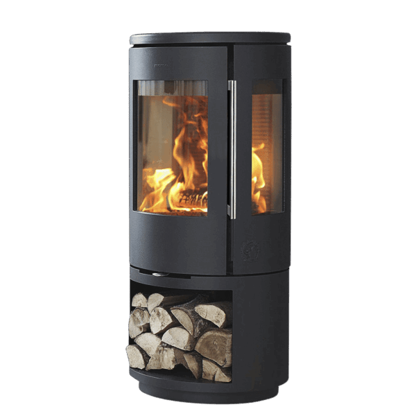 Morso 7443 Woodburning Stove with Logstore Base - Stoves Man Ltd